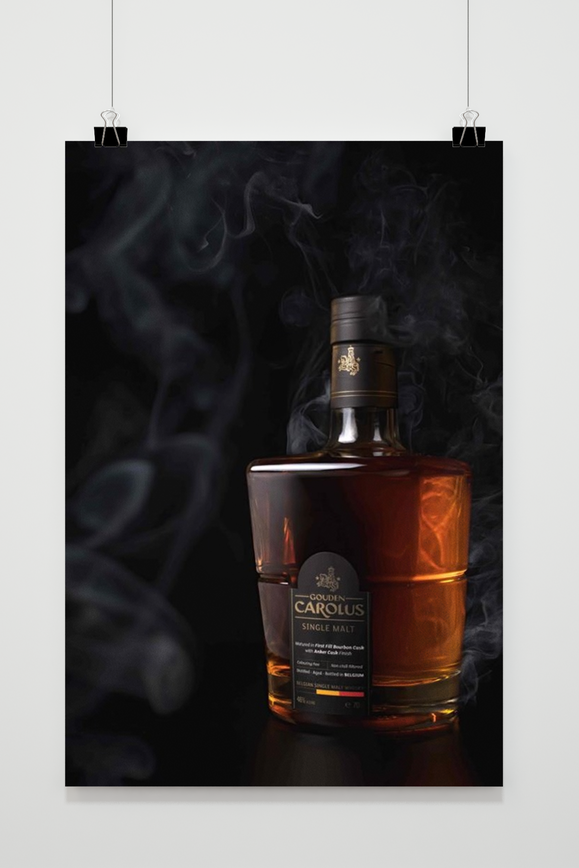 Sfeer Poster | Whisky | Carolus Single Malt | Drank poster | Bar poster ...