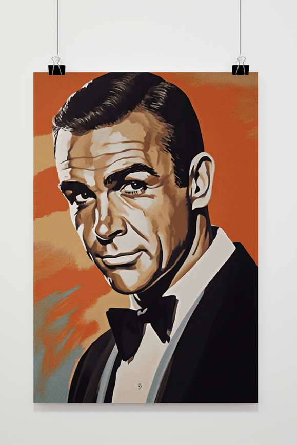 Film Poster | James Bond Poster | 007 | Sean Connery Poster | Abstract ...