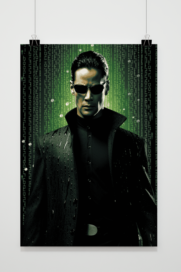 Neo poster | Matrix poster | Keanu Reeves | Keanu Reeves Poster ...