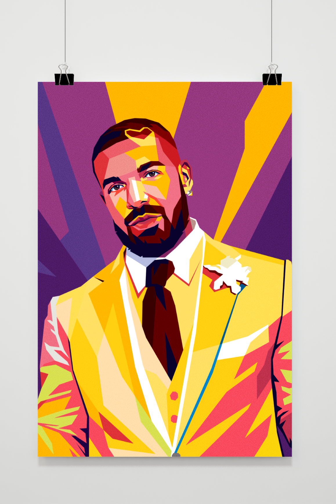 Drake Poster | Muziekposter | Drake Pop Art | Drake Pop Poster | Pop ...